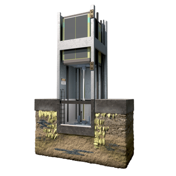 Seal Elevator Pits Against Groundwater Leakage